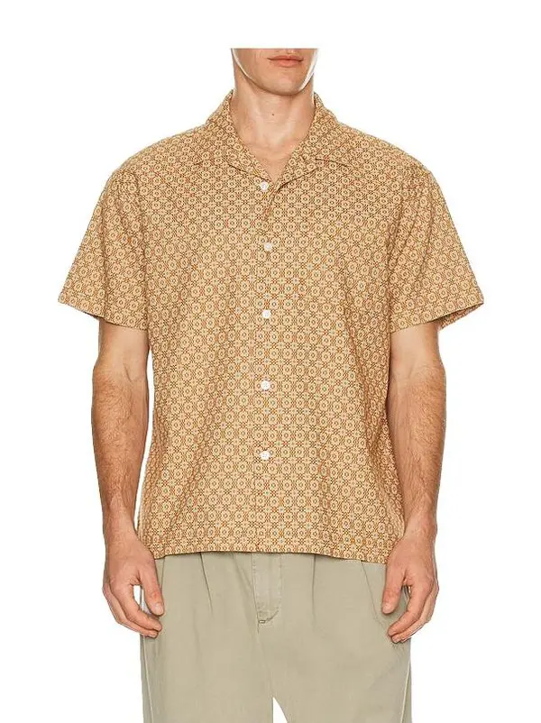 Obey Adrian Woven Shirt In . Also - Brown