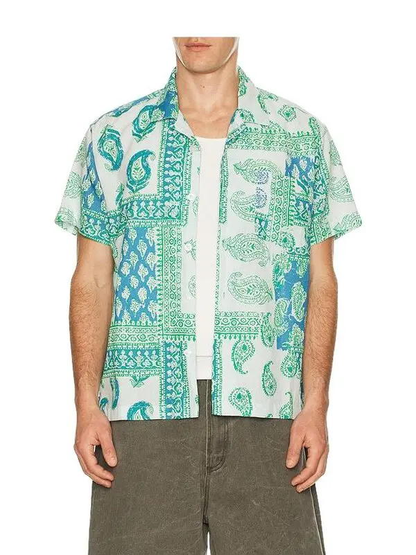 Obey Mayer Woven Shirt In . Also - Blue