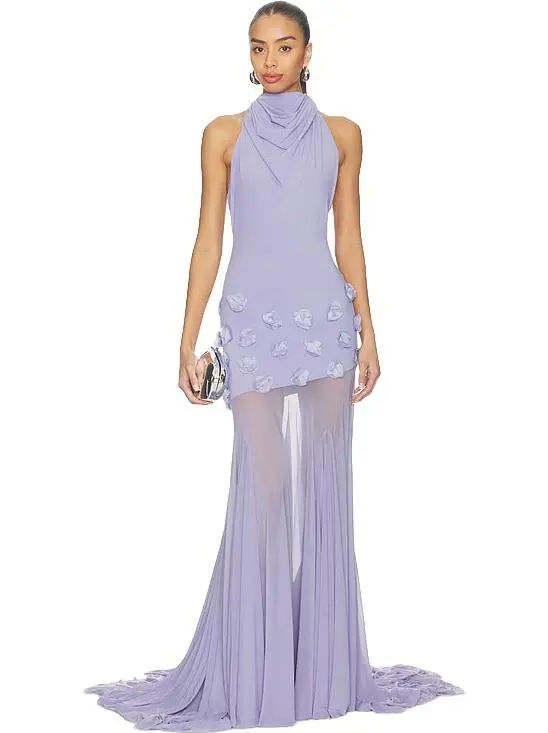 DEME BY GABRIELLA The Celeste Dress - Purple
