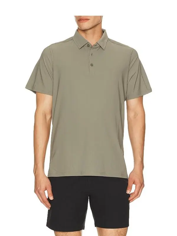 RHONE Regatta Pique Polo In . Also - Olive