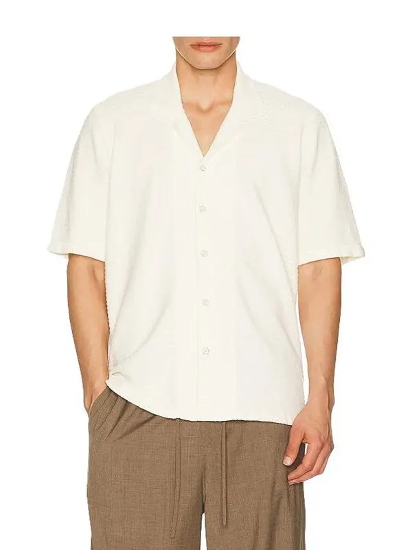 Rag & Bone Zuma Ottoman Camp Shirt In . Also - Ivory