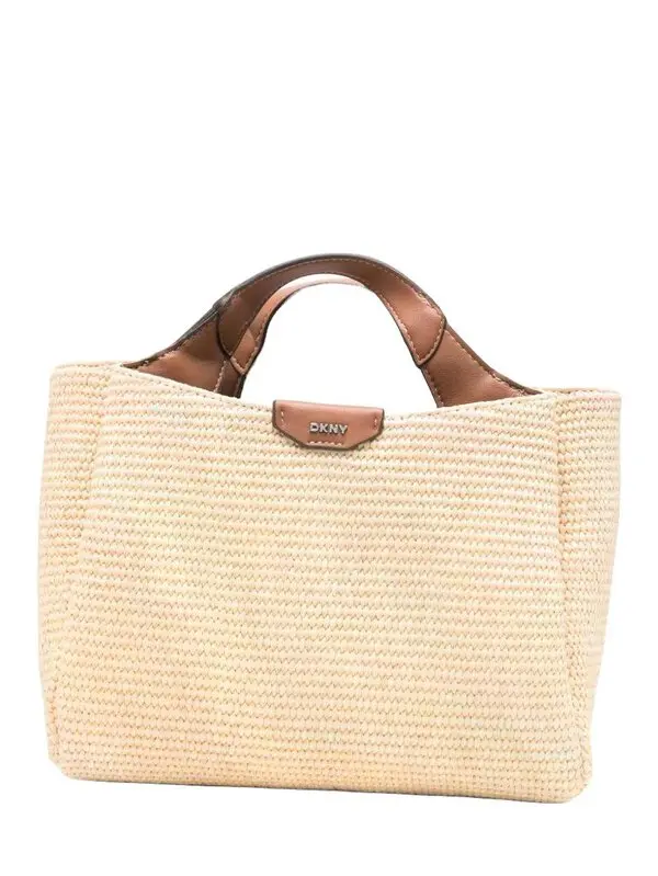 Dkny Willa Woven Tote - Neutrals