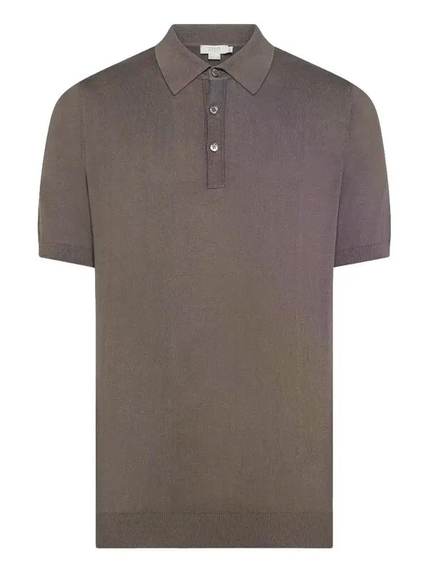 Seventy Buttoned Polo Shirt - Brown
