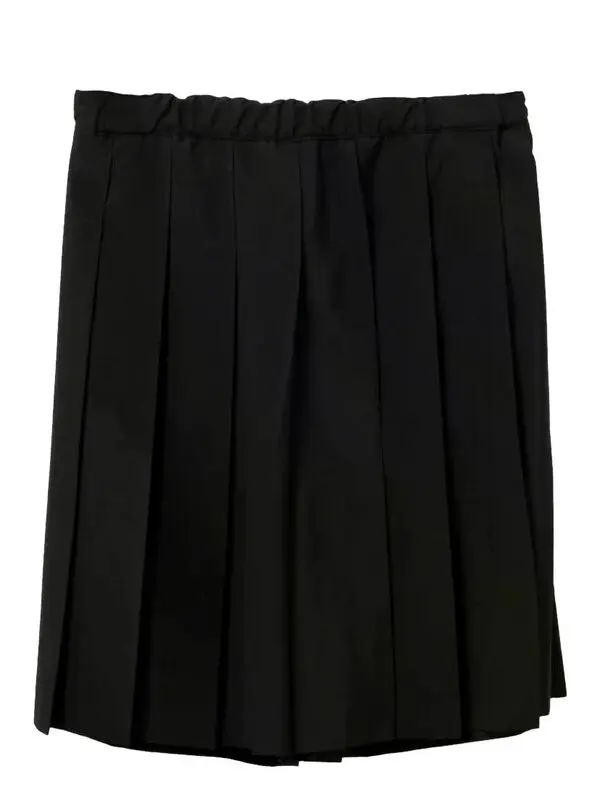 Comme Des Garçons Pleated Shorts - Black