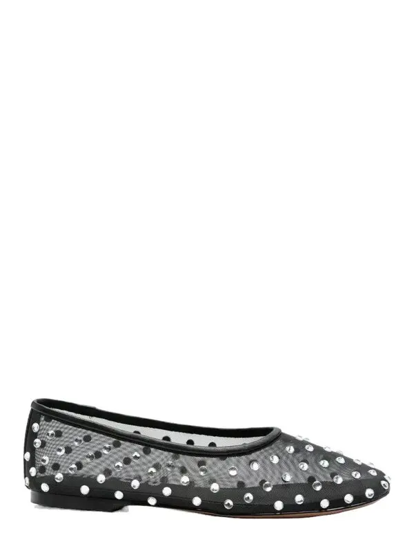BIBI LOU Round-toe Ballerina Flats - Black