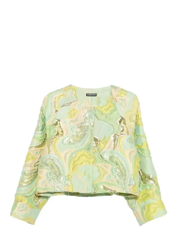 SUSANNE BOMMER Swirl Pattern Jacket - Green