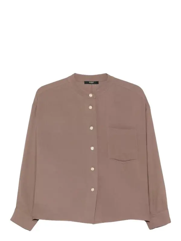 Seventy Button-up Shirt With Chest Pocket - Neutrals