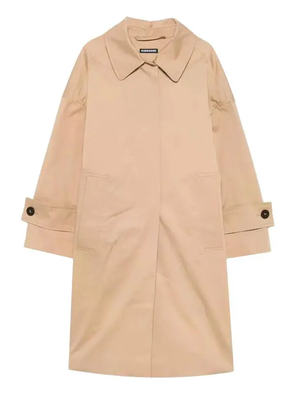 SUSANNE BOMMER Button Tab Coat - Neutrals