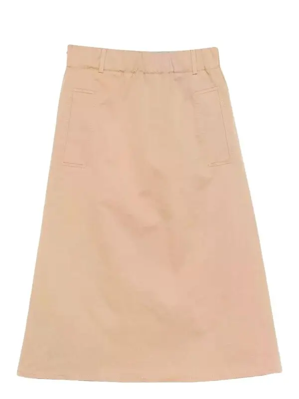 SUSANNE BOMMER Patch Pocket Skirt - Neutrals