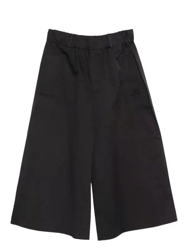 SUSANNE BOMMER Pocket Culottes Trousers - Black