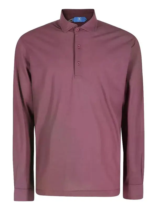 KIRED Long-sleeves Polo Shirt - Purple