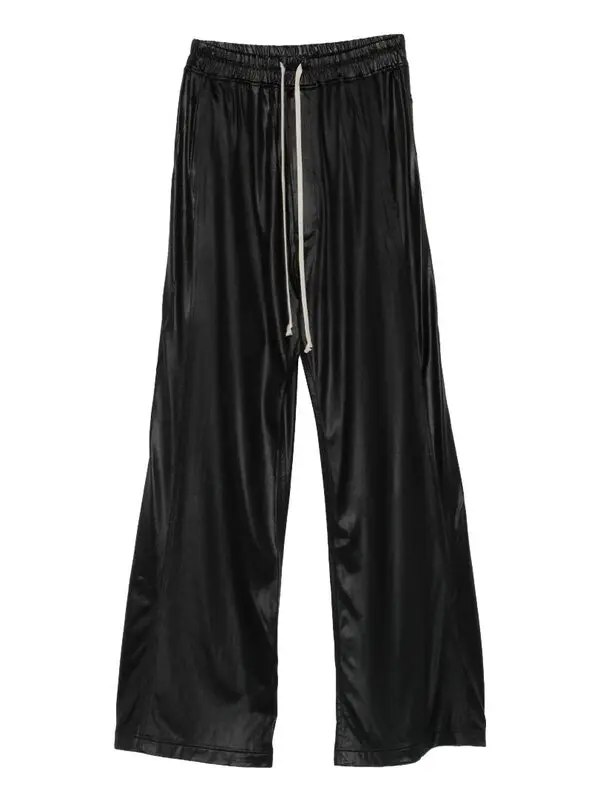 Rick Owens Buttoned Drawstring Trousers - Black