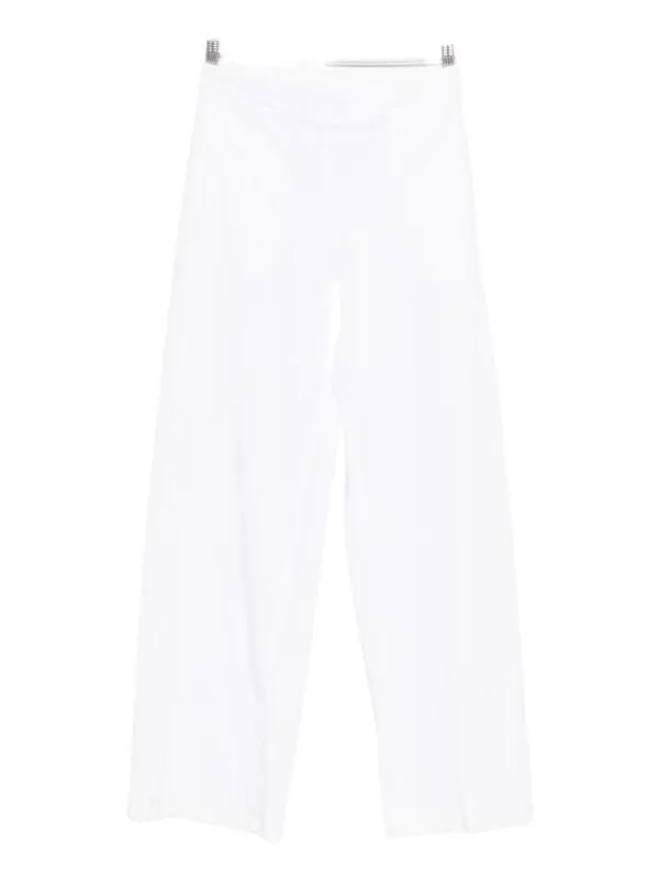 VIA MASINI 80 Straight-leg Trousers - White