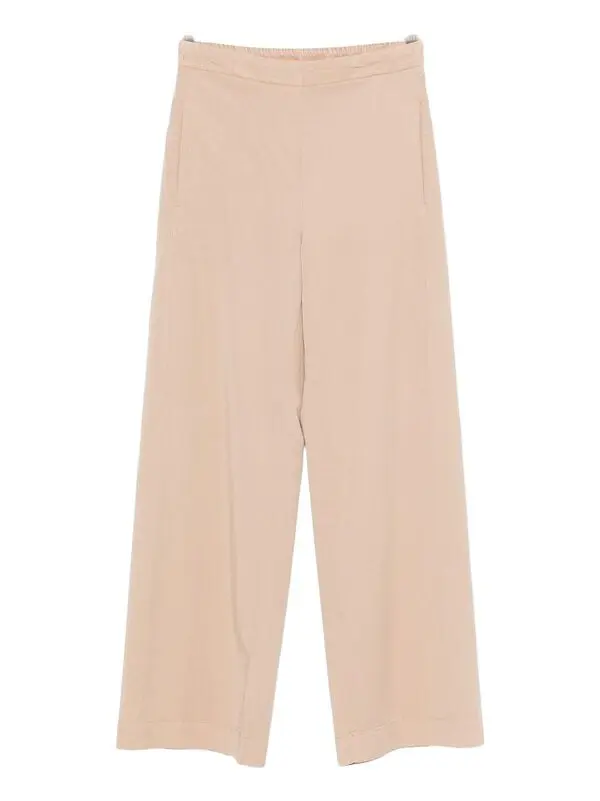 VIA MASINI 80 Wide-leg Trousers - Beige