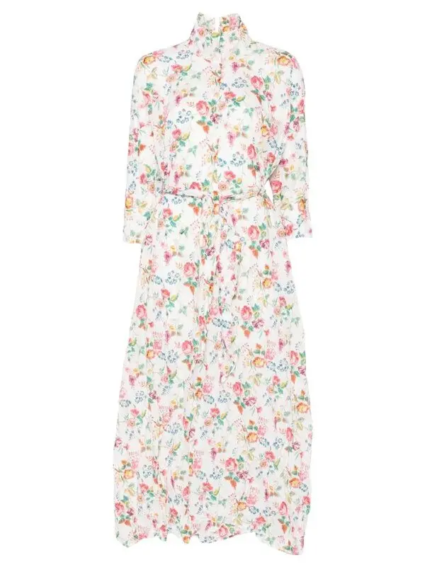 DANIELA GREGIS Cotton Midi Dress - White
