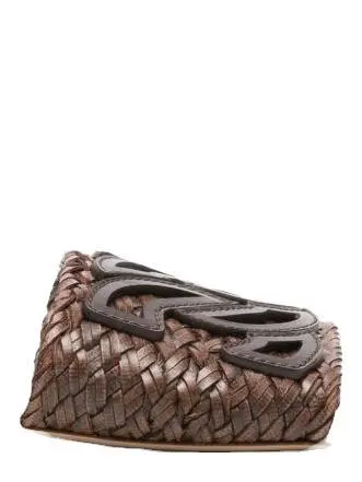 Casadei Leather Flat Sandals - Brown