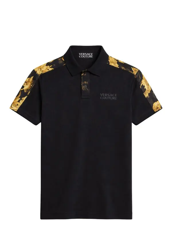 Versace Cotton Polo - Black