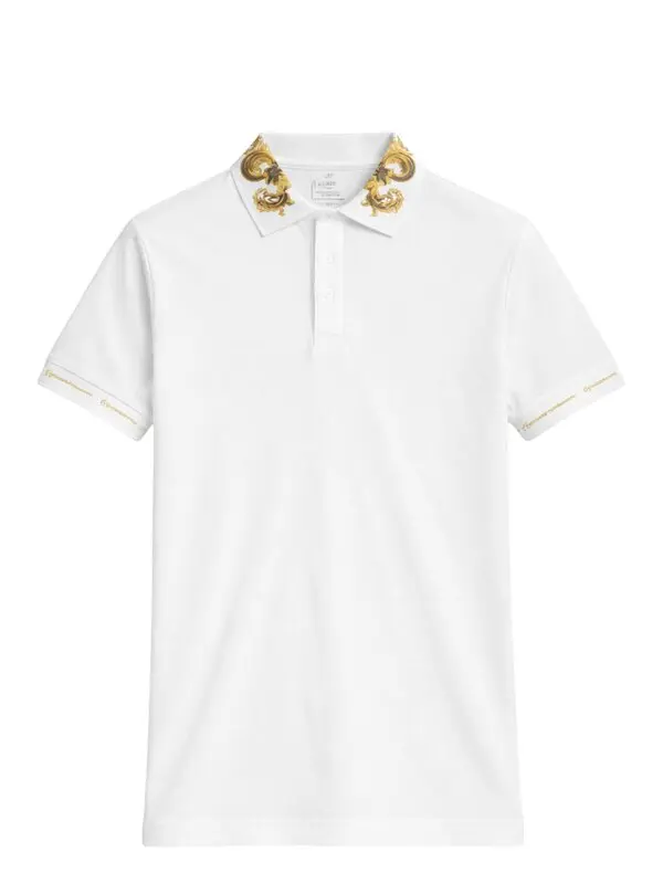 Versace Cotton Polo - White