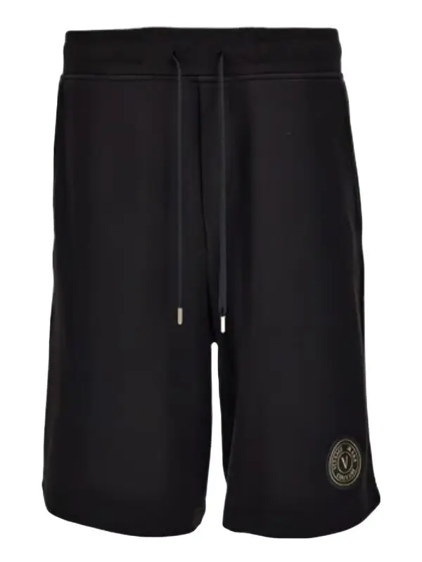 Versace Cotton Bermuda Shorts - Black