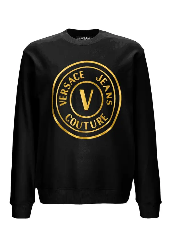 Versace Sweatshirt With Logo - Black