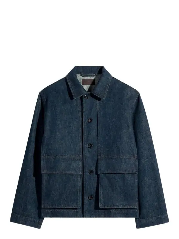 LEMAIRE Denim Cotton Jacket - Blue