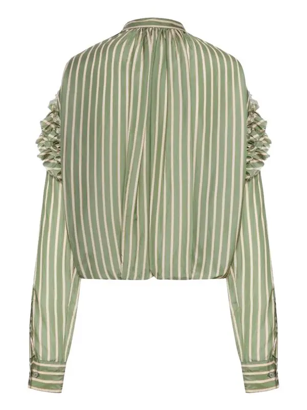 Dries Van Noten Cenver Embroidered Shirt - Green