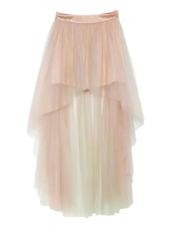 Alberta Ferretti Tulle Mini Skirt - Pink