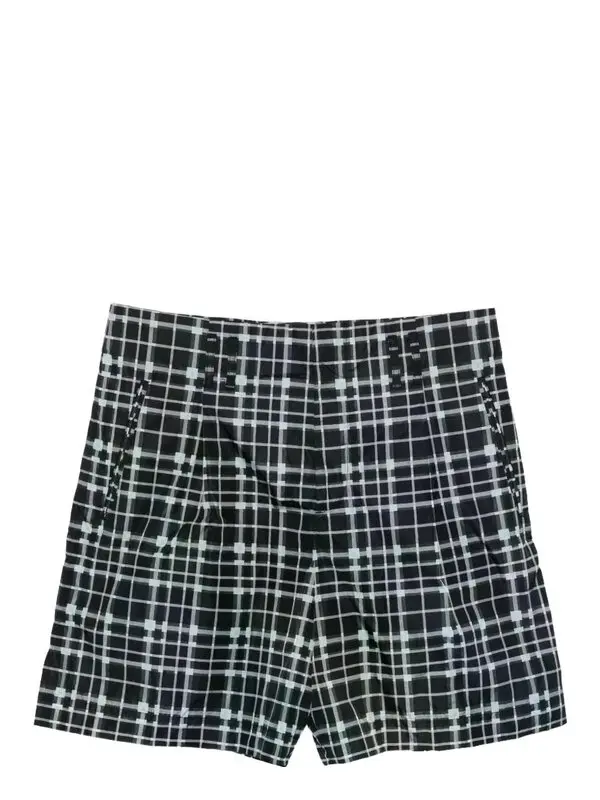 LANVIN Plaid Shorts - Black