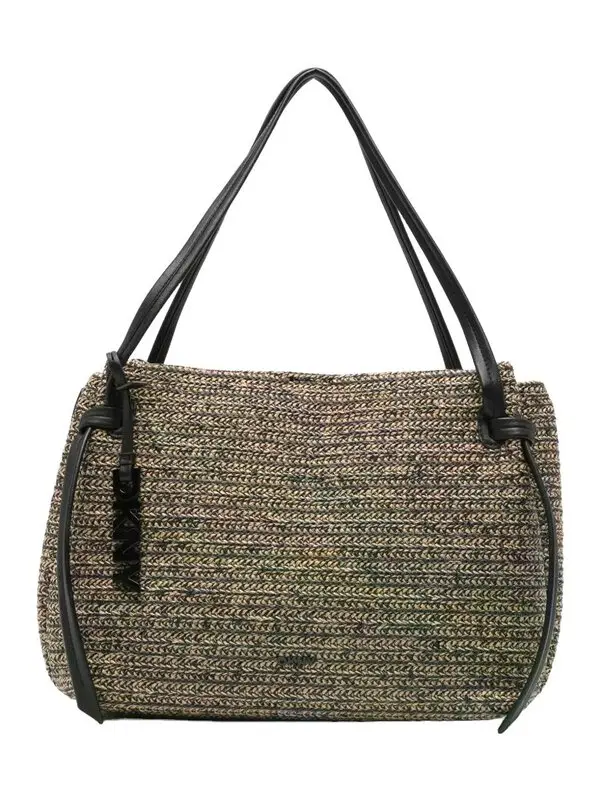 Dkny Woven Shoulder Bag - Neutrals
