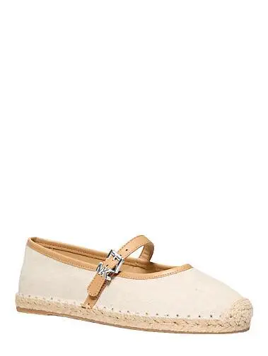 Michael Kors Lynn Canvas Ballet Espadrille - Natural