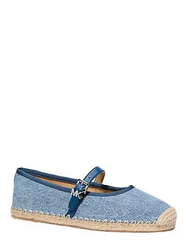 Michael Kors Lynn Denim Ballet Espadrille - White