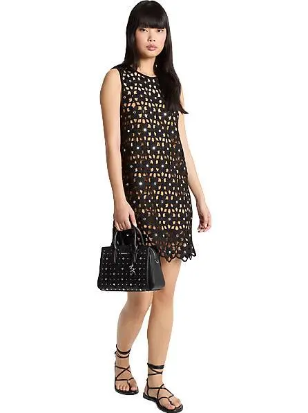 Michael Kors Shift Dress With Embellishments - Black