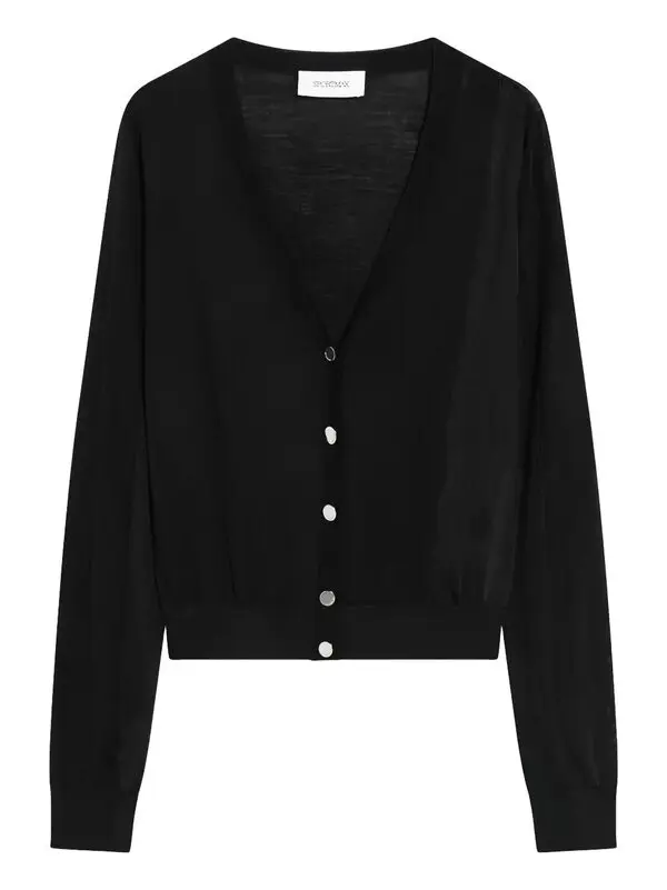 Sportmax Buttoned Cardigan - Black