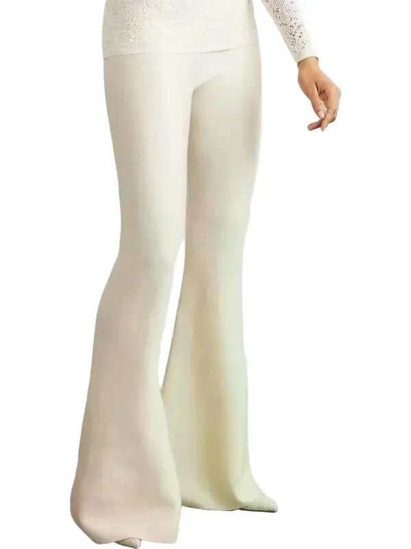 Gabriela Hearst Ayala Flared Trousers - Neutrals