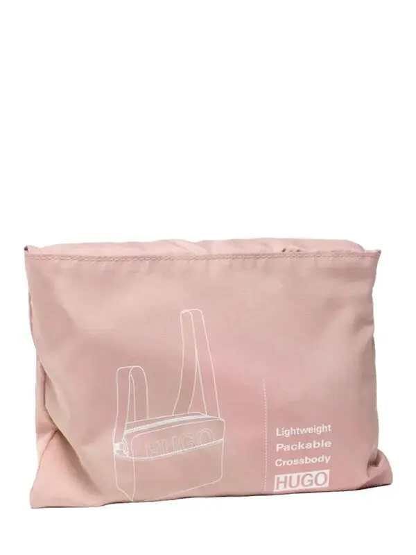 BOSS Logo-patch Shoulder Bag - Pink
