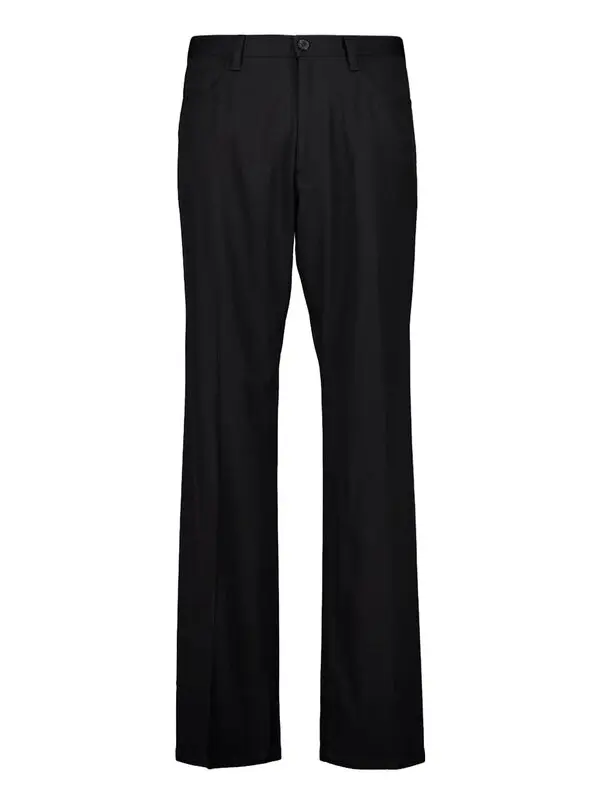 Balenciaga Straight Fit Tailored Trousers - Black