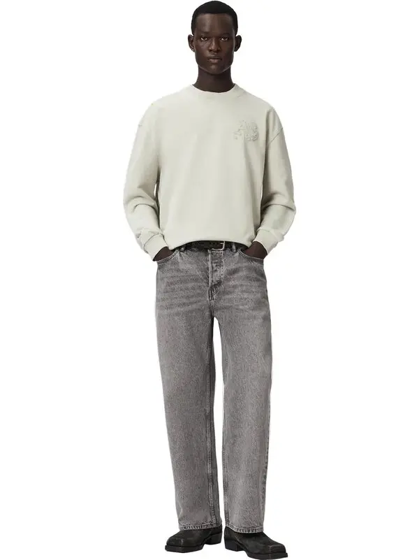 ALLSAINTS Insignia Crew Neck Sweatshirt - Green