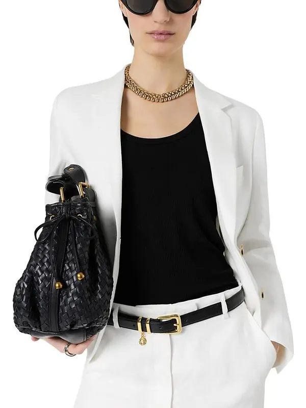 Gerard Darel Terya Linen Blazer - Ecru