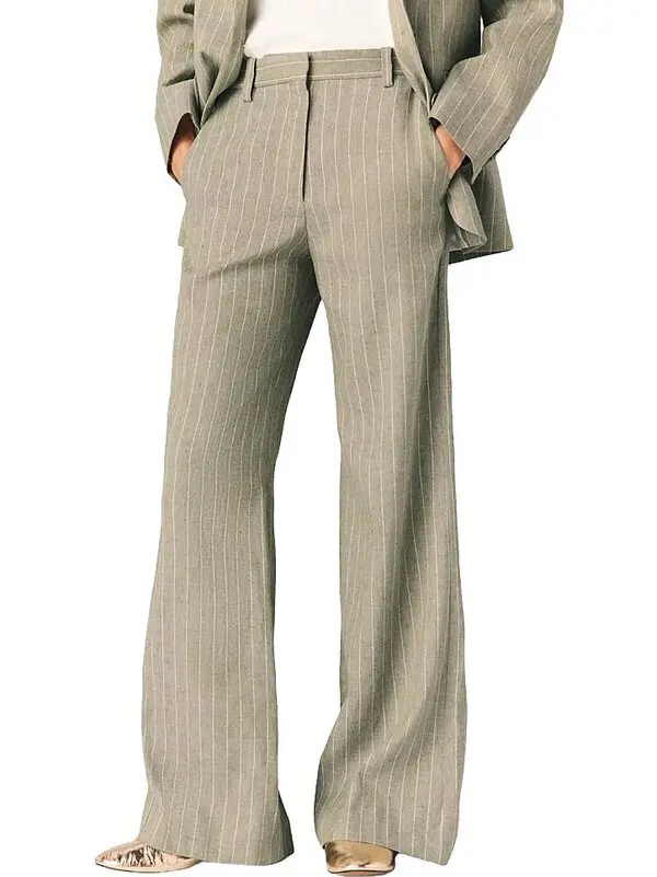 Maje Suit Trousers - Khaki