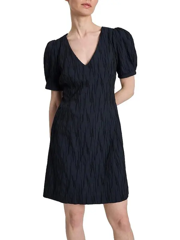Santorelli Bianca Abstract Jacquard Shift Dress - Midnight