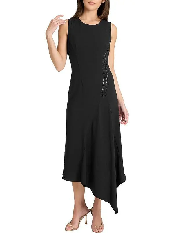 Santorelli Kylie Sleeveless Midi Dress - Black