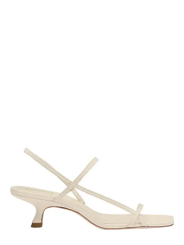 REFORMATION Serenity Bare Sandals - Almond Leather