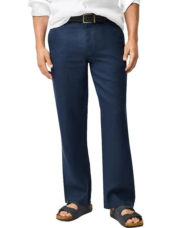 Rodd & Gunn Resort Linen Trousers - Navy