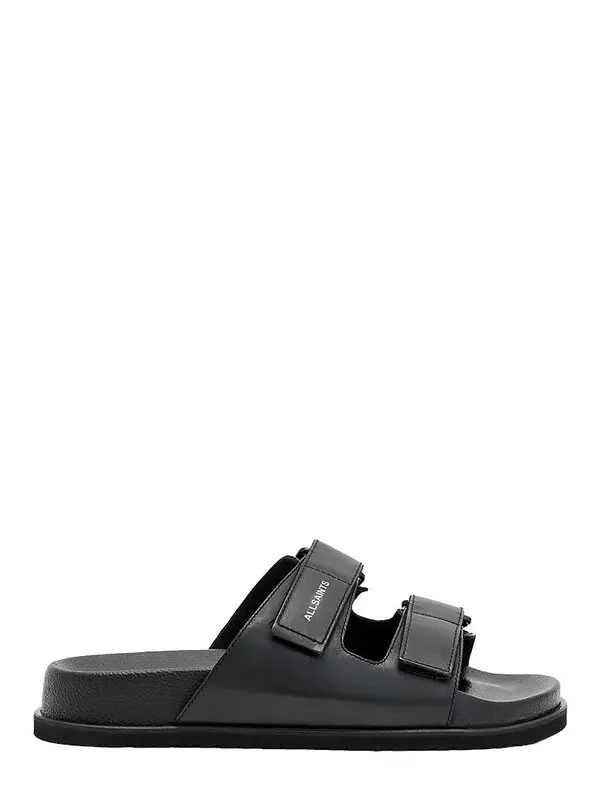ALLSAINTS Vex Leather Sandals - Black