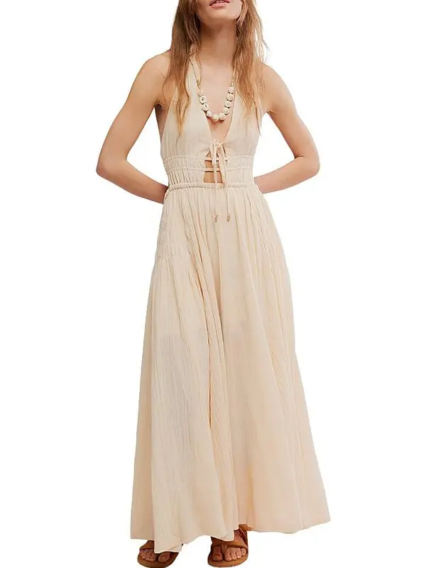 Free People Angel Maxi Dress - Butter Cream