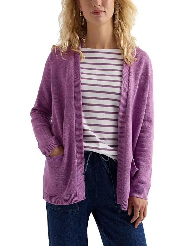 SEASALT CORNWALL Riverboat Cardigan - Orchid