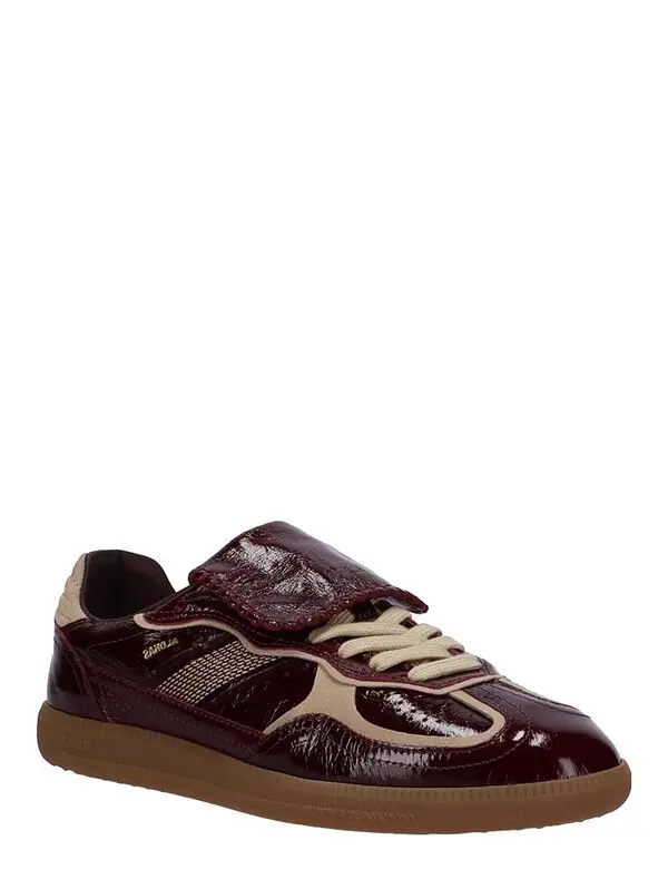 ALOHAS Tb.490 Club Patent Leather Sneakers - Dark Burgundy