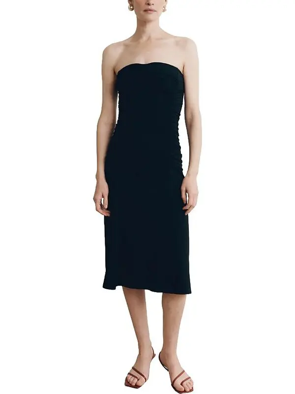 VIR VITA Gaia Midi Dress - Black