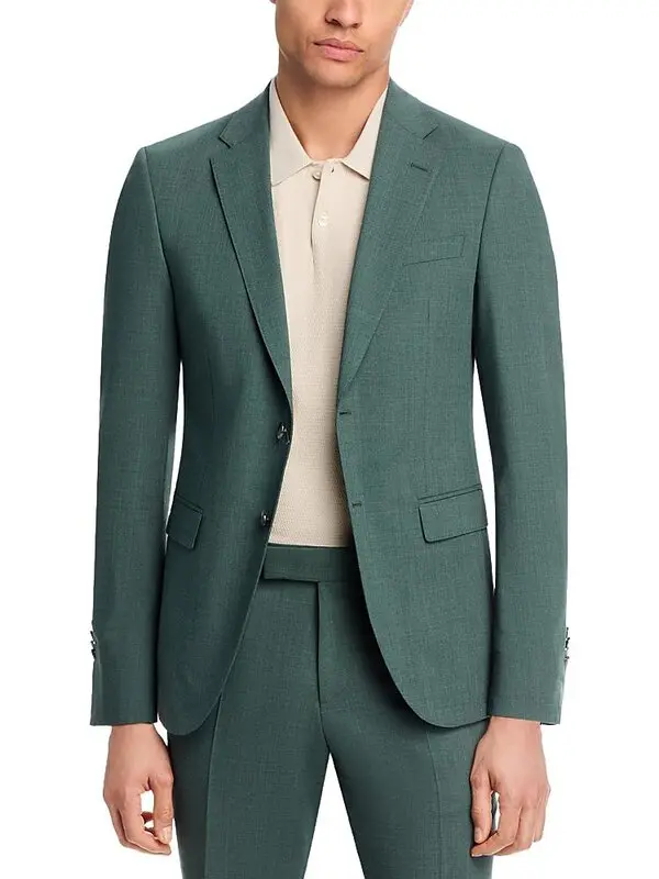BOSS Reymond Extra Slim Fit Blazer - Open Green