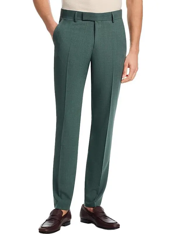 BOSS Extra Slim Fit Suit Pants - Open Green